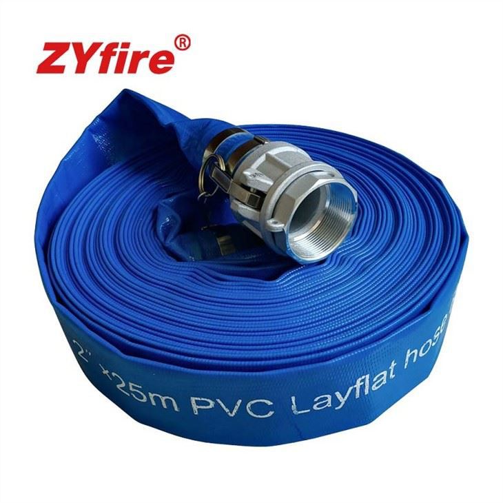 Agriculture Water Discharge TPR PVC Layflat Lay Flat Hose With C+E ...